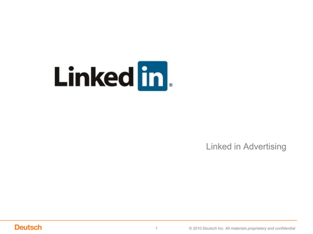 Linked in deck | PPT