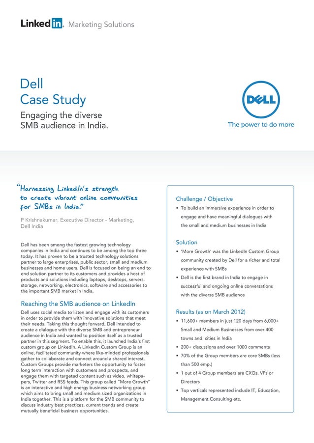 Dell Case Study | PDF