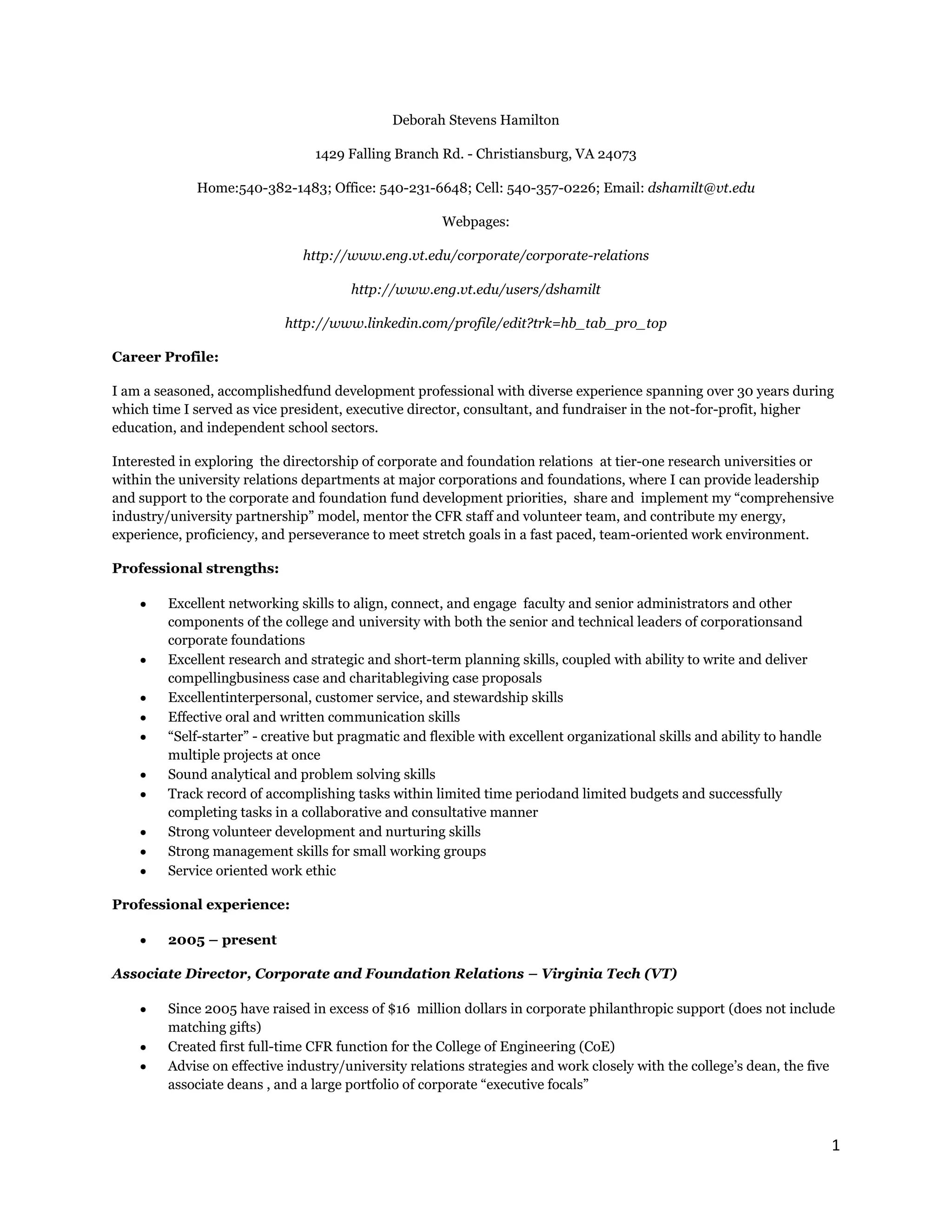 Linked In Ds Hamilton Resume | DOCX