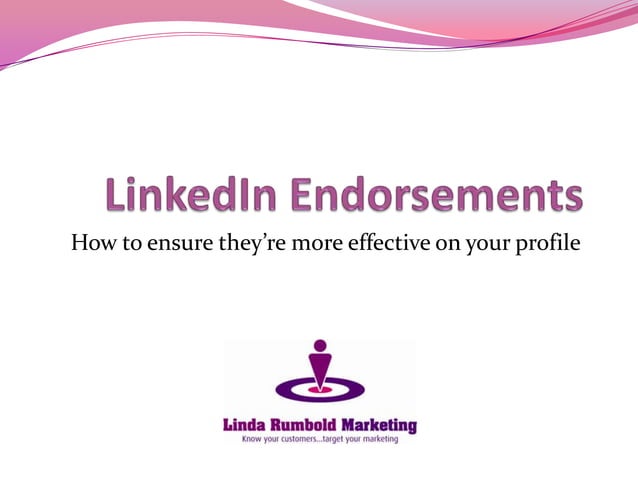LinkedIn Endorsements | PPT