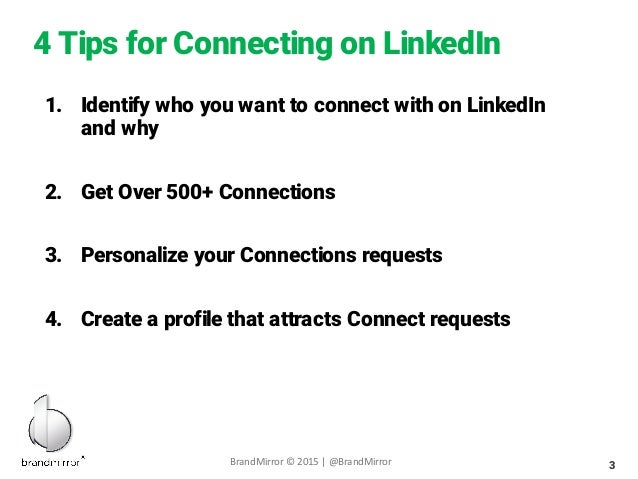 4 Tips To Creating Connections On Linkedin