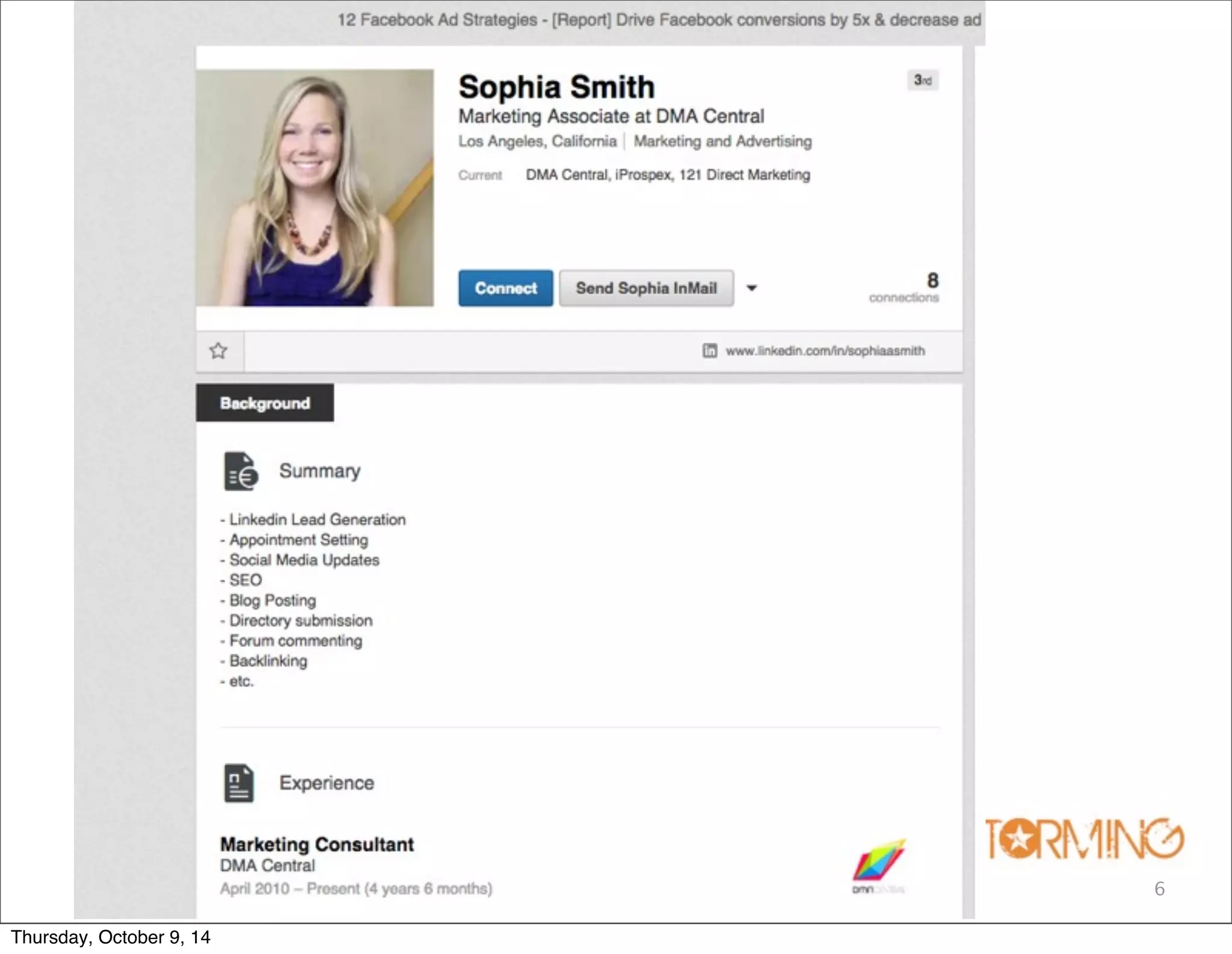 Spotting Fake Profiles On LinkedIn: Sourcecon Hangout | PDF