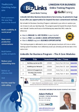 LinkedIn For Business | Online Training Programs | Webinar | Online ...