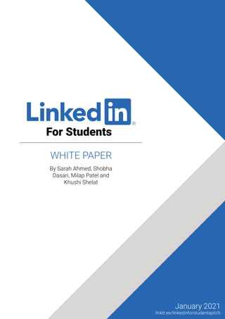 Whitepaper: LinkedIn for Students | PDF