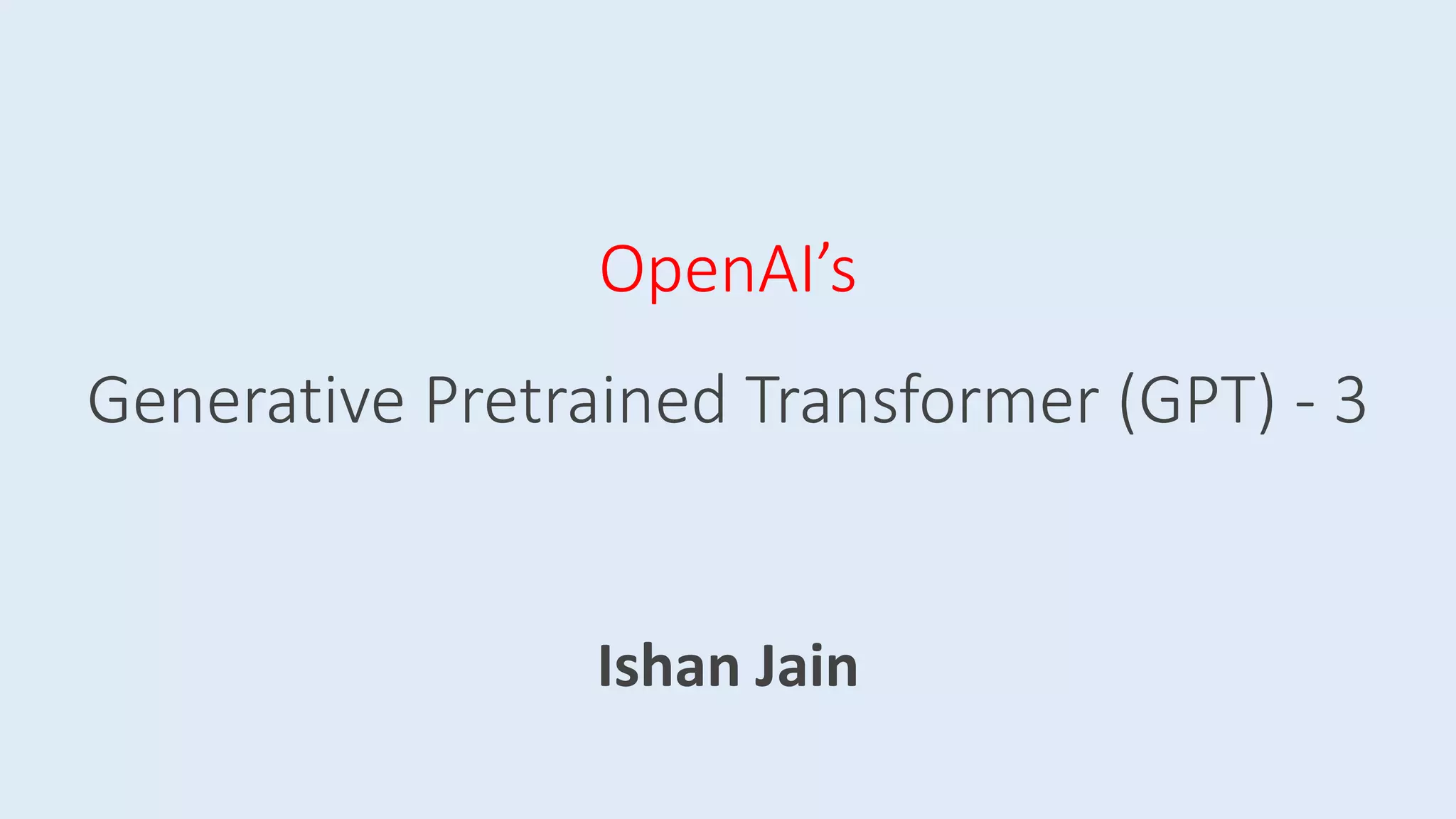 A brief primer on OpenAI's GPT-3 | PPTX