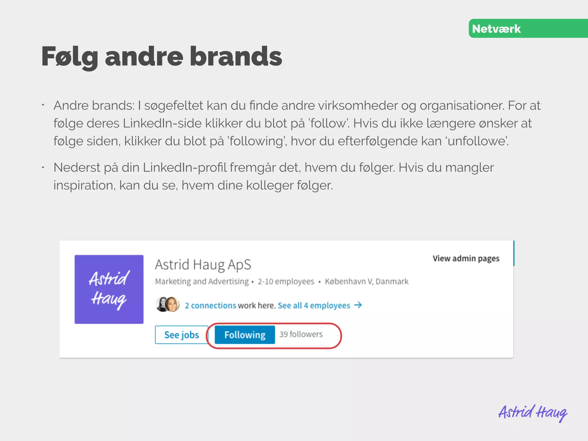 Guide til LinkedIn og det nye design | PDF