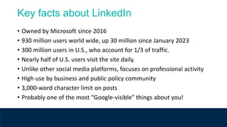 LinkedIn 101 for researchers | PPTX