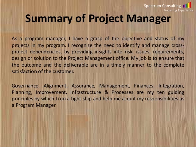 Linkedin summary examples product manager - verink
