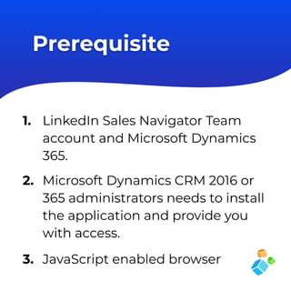 LinkedIn integration for microsoft dynamics 365 crm | PDF