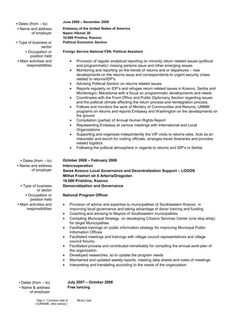Linked in isak bilalli resume linke din | DOC
