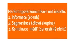 LinkedIn a marketing inovací Jana Filová, Inovační, marketingový a ...