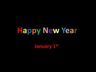 Important Days in January Month. | PPTX
