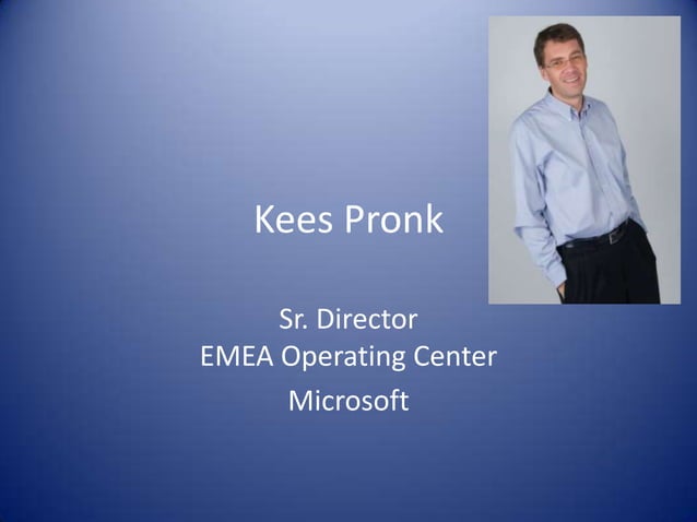 Kees Pronk | PPT