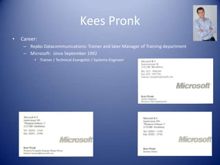Kees Pronk | PPT