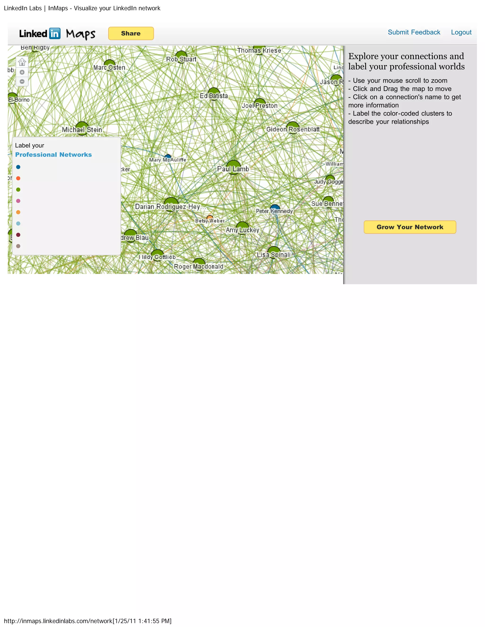Linked in labs inmaps - visualize your linkedin network | PDF | Social ...
