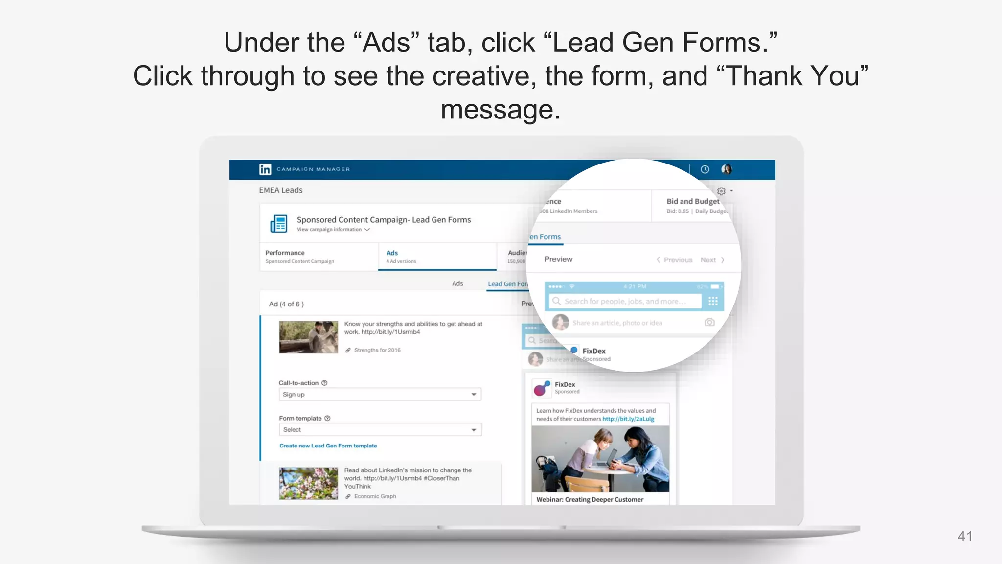 LinkedIn Lead Gen Forms - Getting Started Guide | PPT