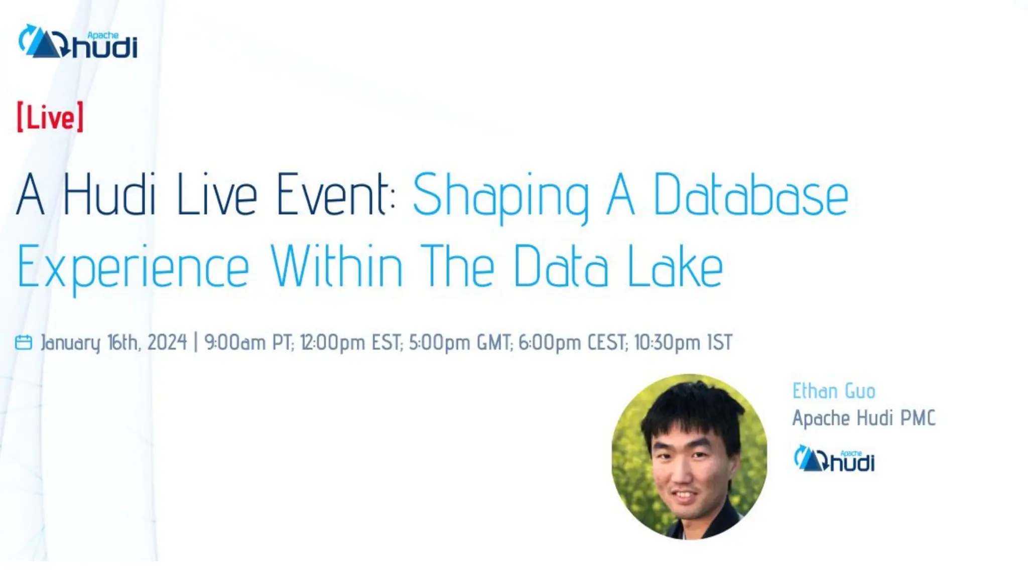 A Hudi Live Event: Shaping a Database Experience within the Data Lake with Apache Hudi 1.0 | PDF
