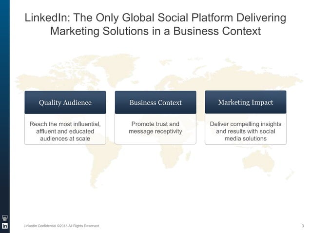 LinkedIn Marketing Solutions 2013