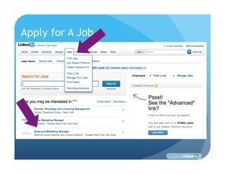 LinkedIn handout 3_22_2012 | PDF