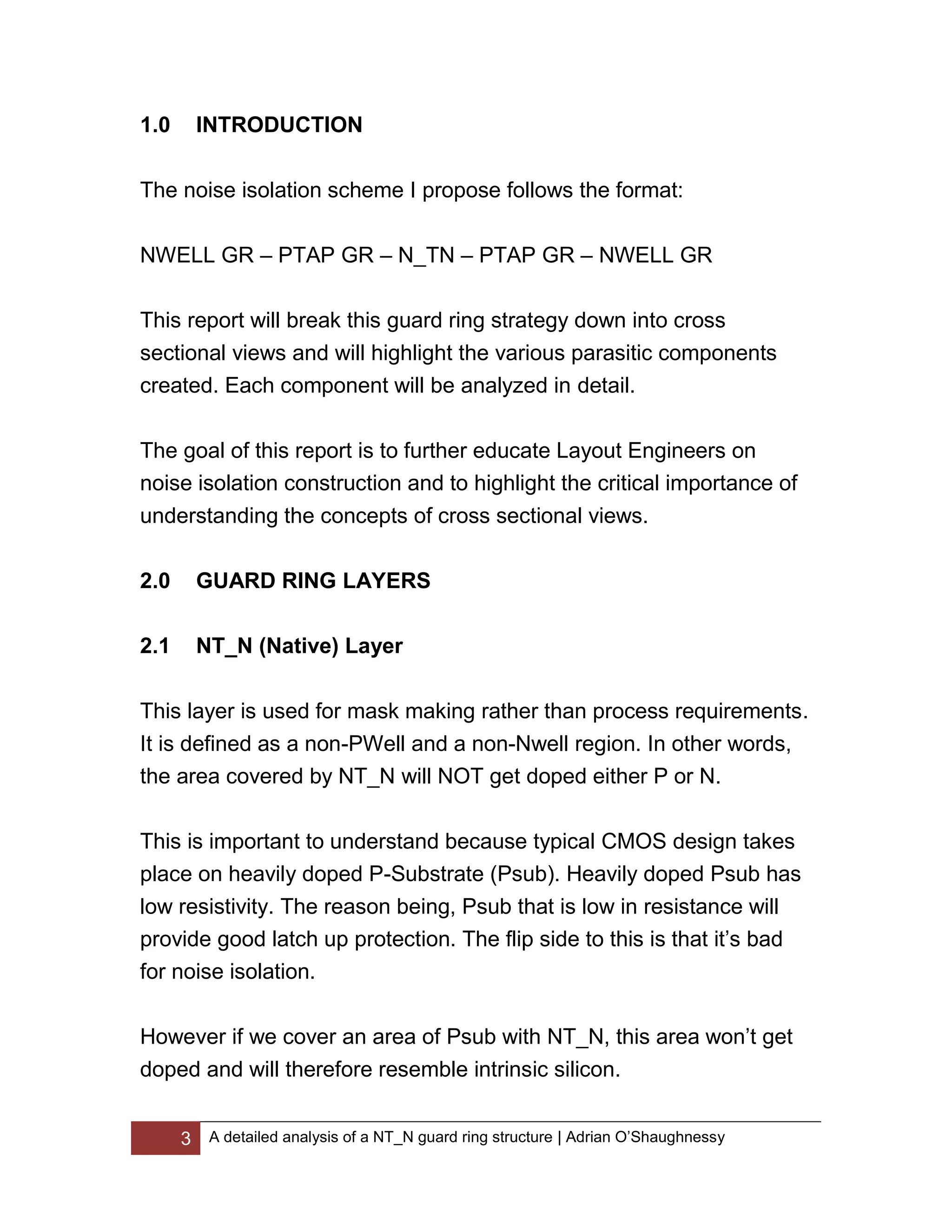 NT_N Guard Ring Noise Analysis | PDF