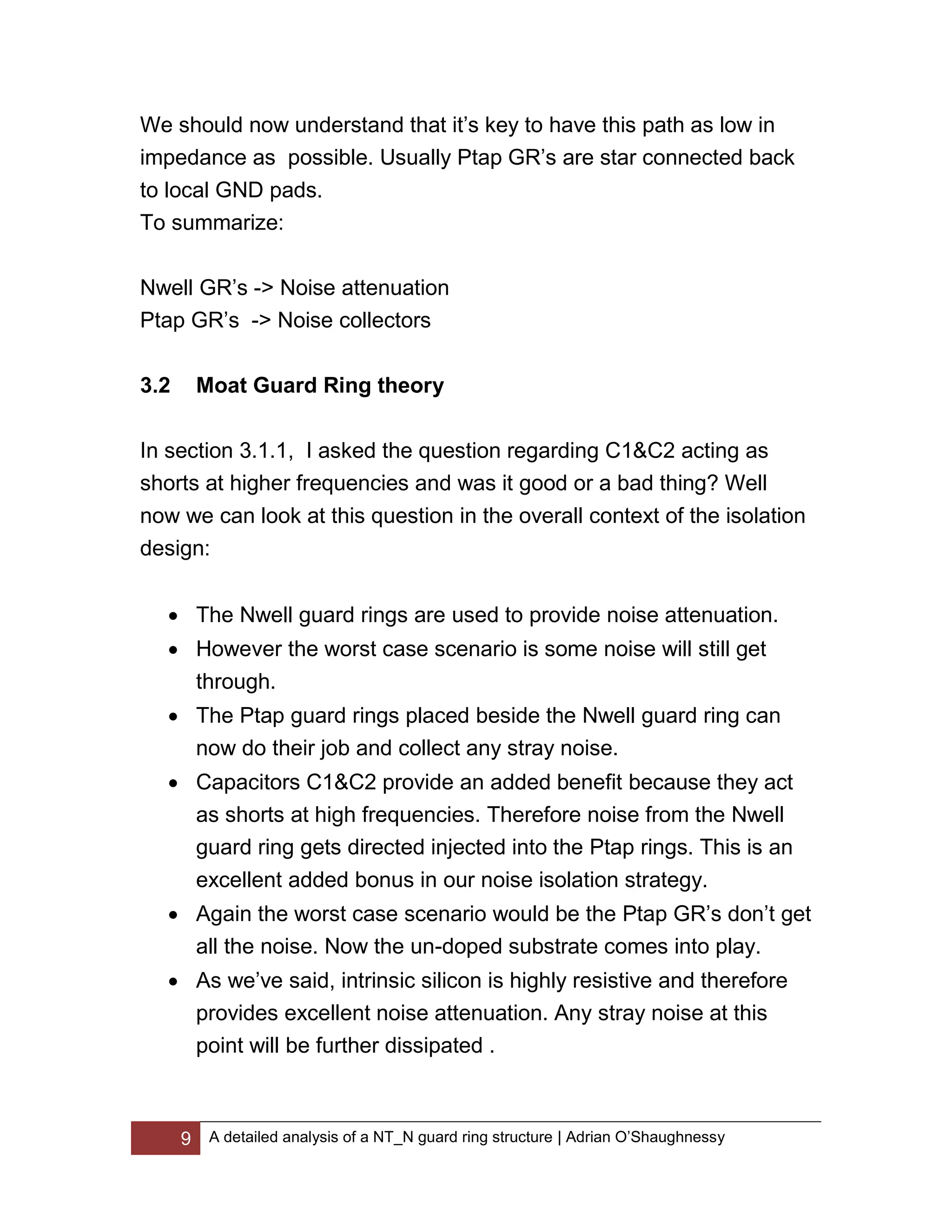 NT_N Guard Ring Noise Analysis | PDF
