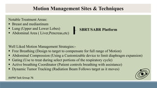 Significance of Robust Motion Management & Approaches In Radiotherapy ...