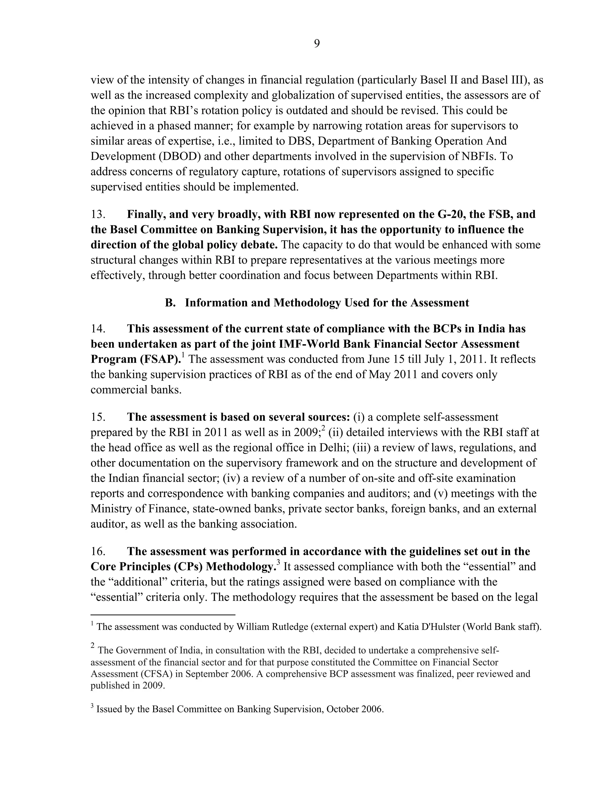 BASEL CORE PRINCIPLES FOR EFFECTIVE BANKING SUPERVISION DETAILED ...