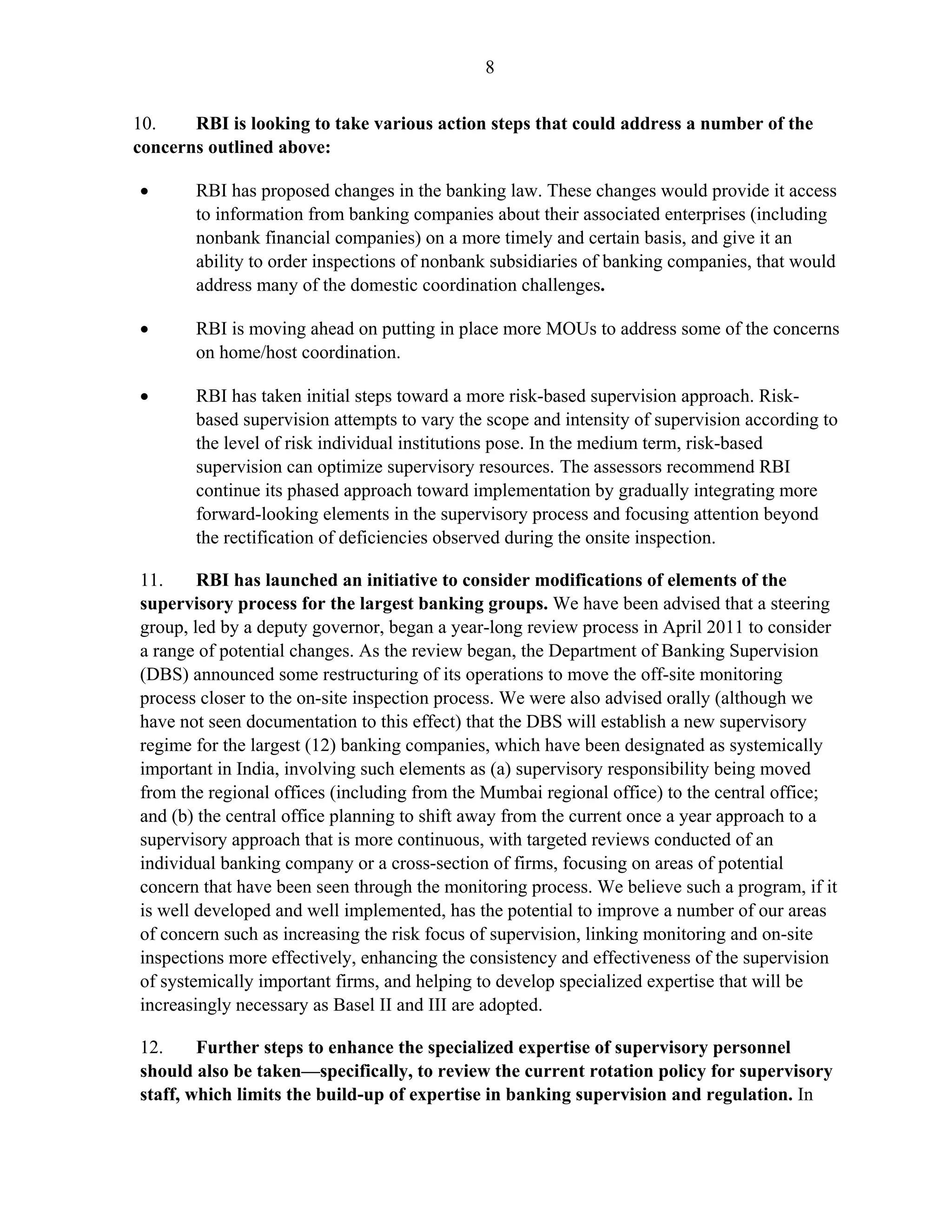 BASEL CORE PRINCIPLES FOR EFFECTIVE BANKING SUPERVISION DETAILED ...