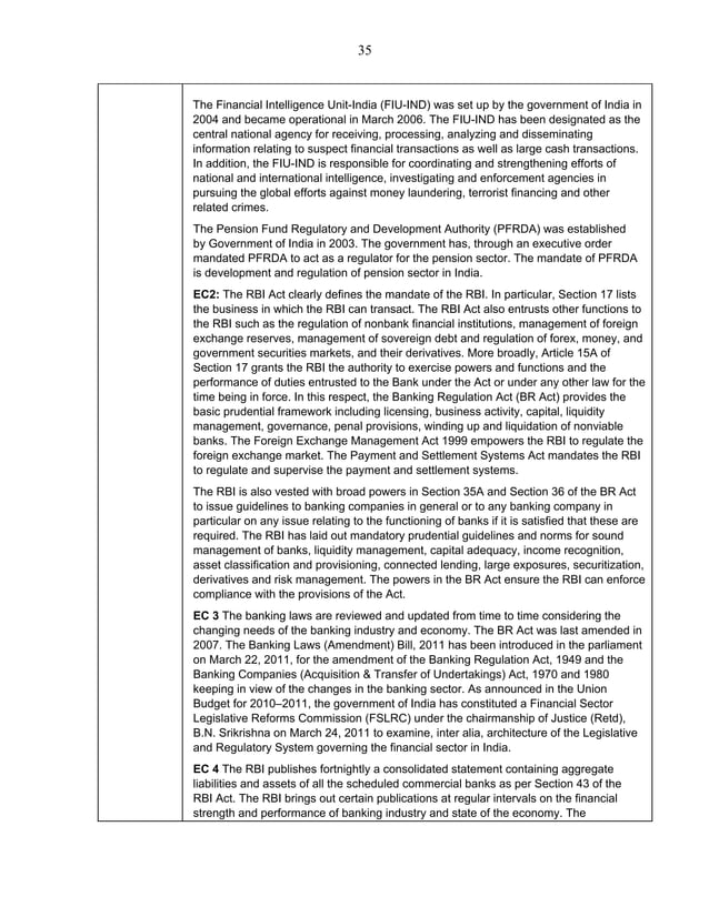 BASEL CORE PRINCIPLES FOR EFFECTIVE BANKING SUPERVISION DETAILED ...