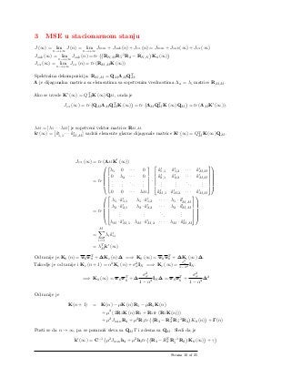 NLMS Algorithm MSE for nonstationary environment | PDF