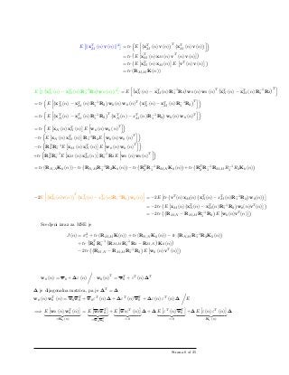 NLMS Algorithm MSE for nonstationary environment | PDF