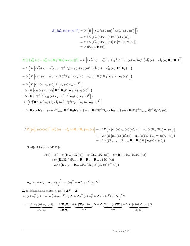 Nlms Algorithm Mse For Nonstationary Environment Pdf