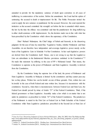 Supremacy of the Federal Constitution | DOCX