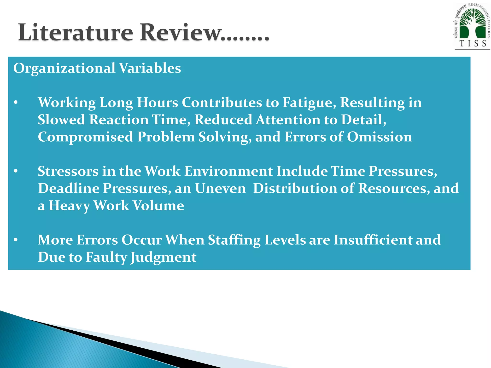 INTERDEPENDENCE OF HOSPITAL PHYSICAL STRUCTURE AND POLICIES ON PATIENT ...