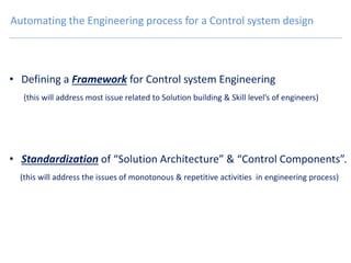 Automating the Machine Control System Engineering | PPT