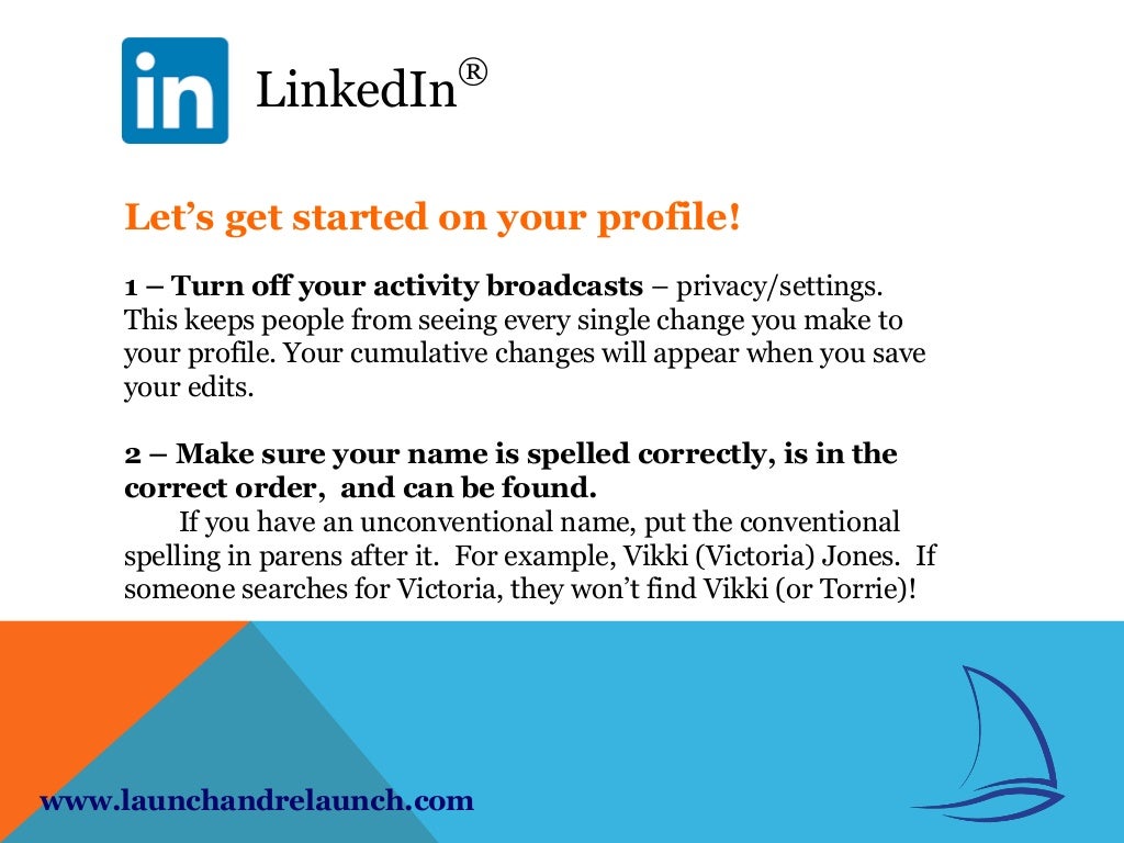 Linkedin Tips And Tricks