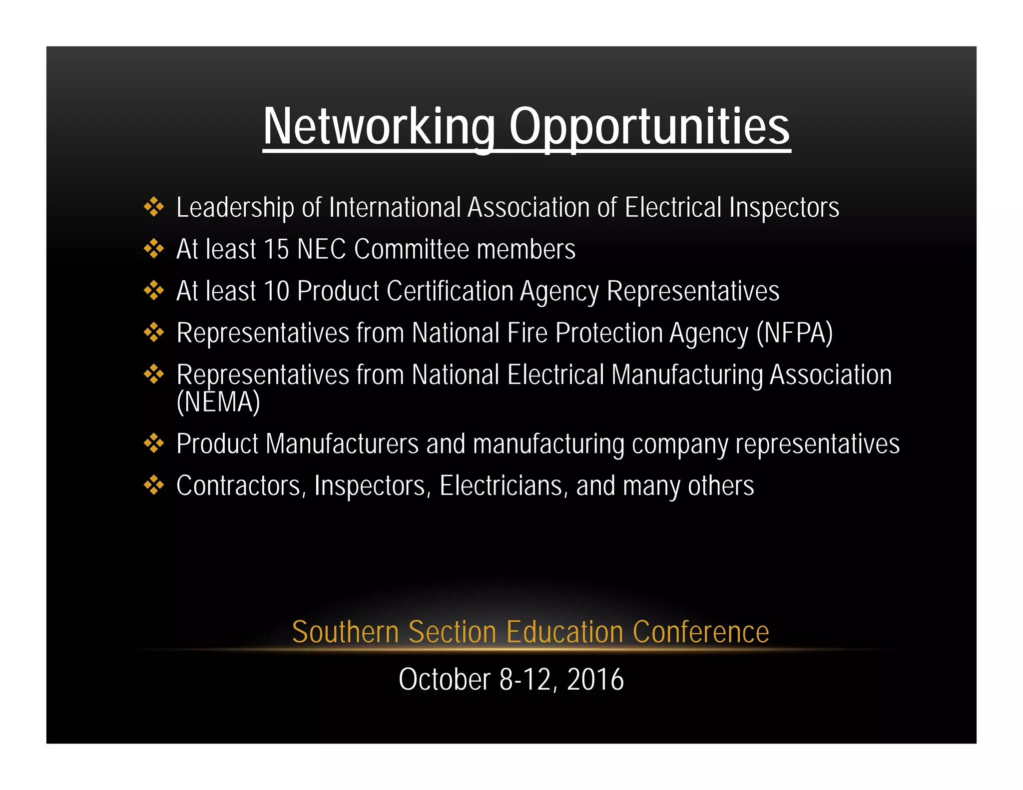 IAEI Southern Section Education Conference | PDF