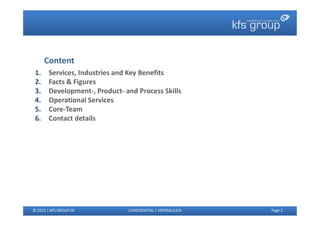 KFS GROUP Introduction | PDF | Business | Business and Finance