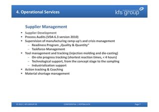 KFS GROUP Introduction | PDF | Business | Business and Finance