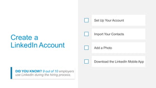 LinkedIn PPT for building a good profile. | PPTX
