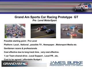 James Burke Racing Partnership | PPT