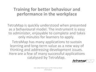 Change your Team Forever - TetraMap | PPT