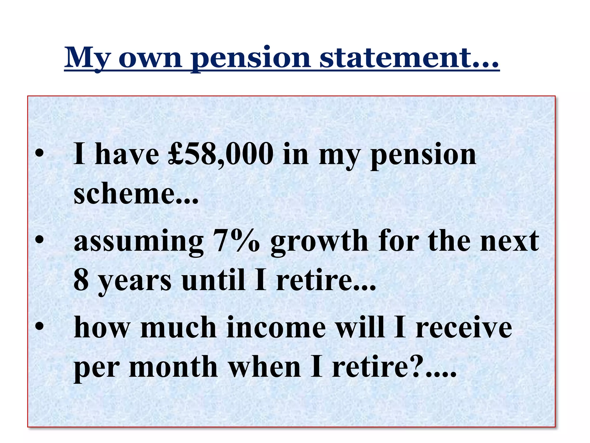 Pensions That Work | PPTX