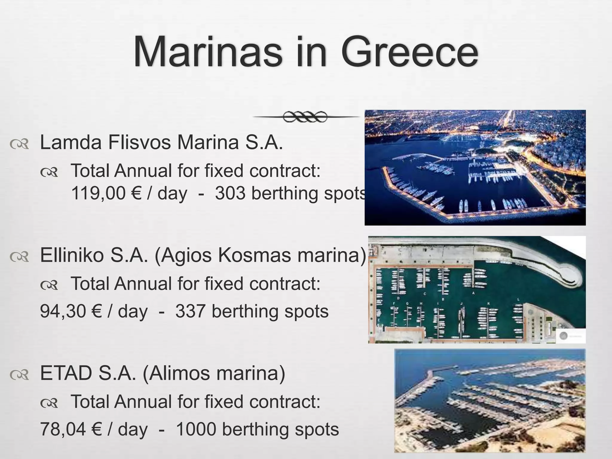Marinas in SOF Region - Berthing Case Study | PPTX