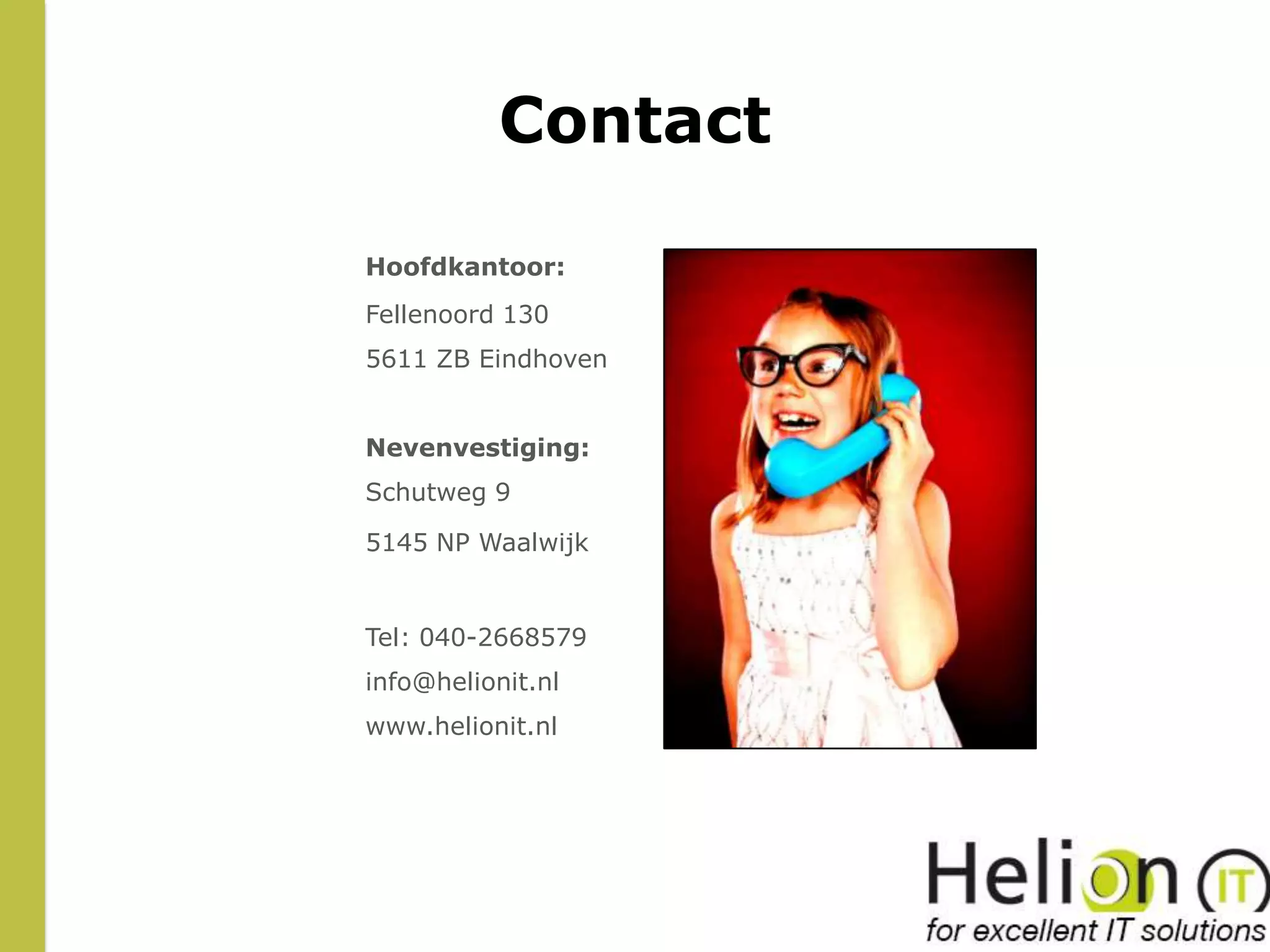 Helion IT, for excellent IT solutions | PPTX