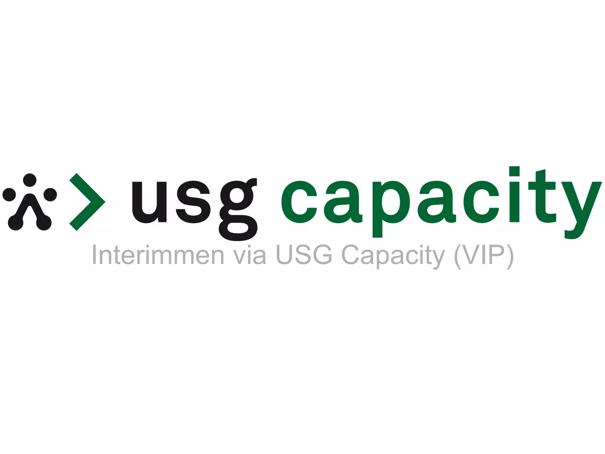 USG Capacity marketing- & communicatieprofessionals | PPT
