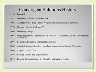 Convergent Solutions | PPT