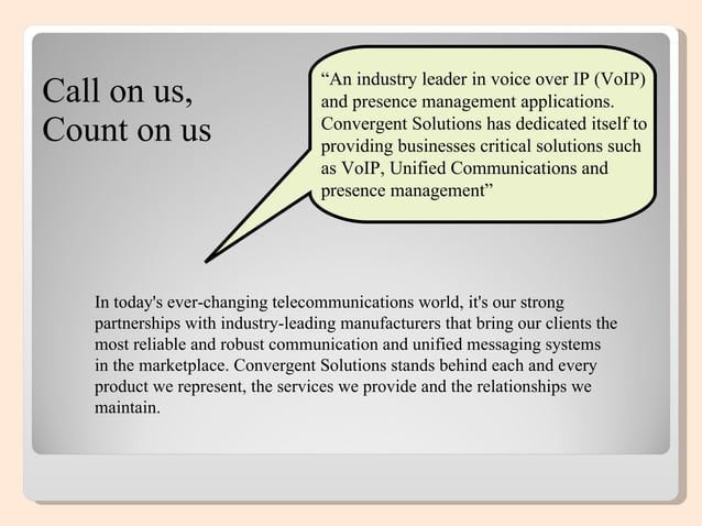 Convergent Solutions | PPT