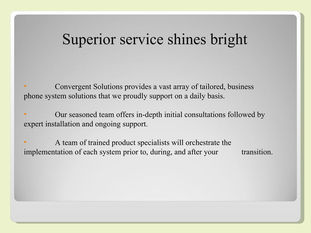 Convergent Solutions | PPT