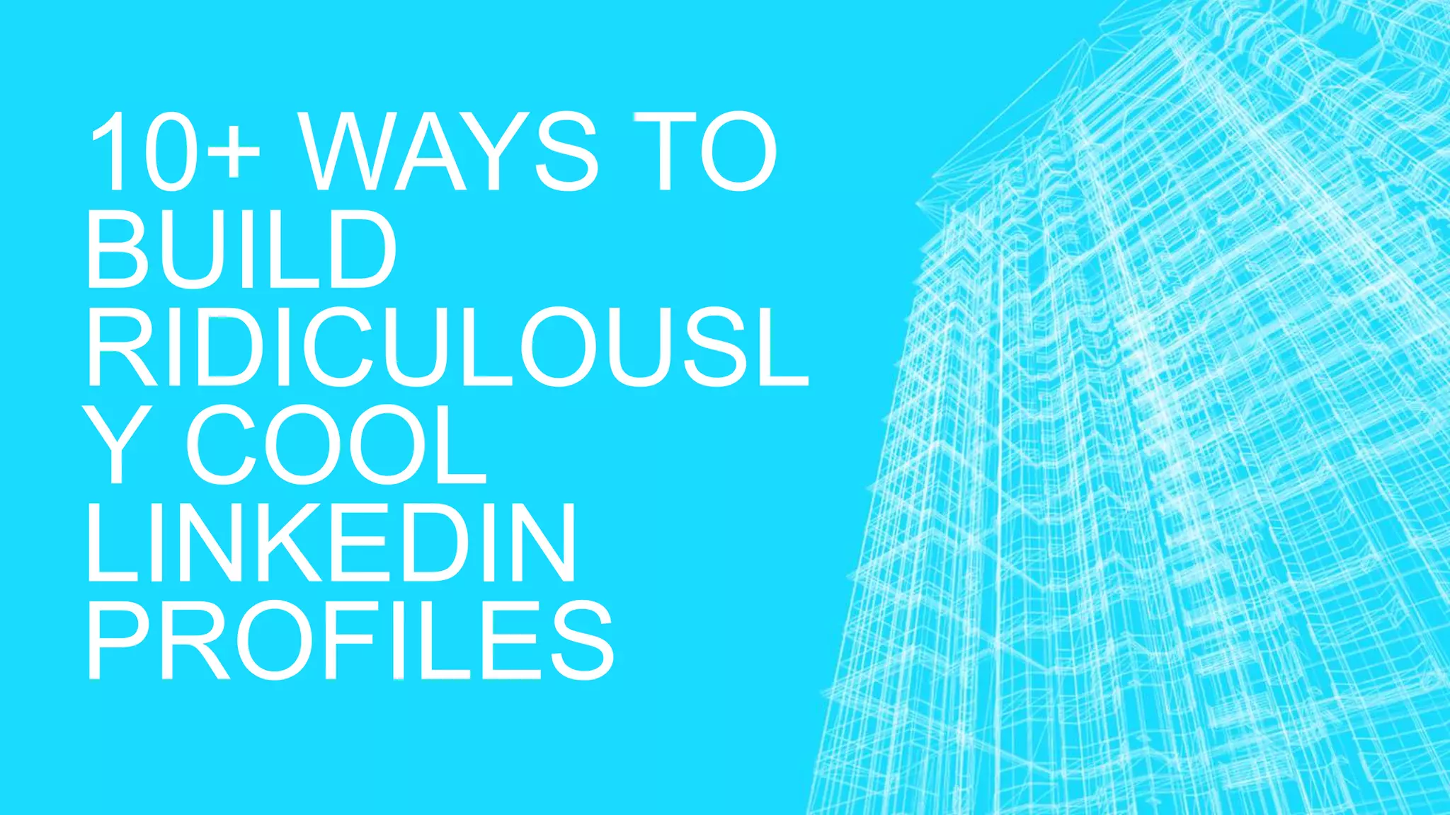 LinkedIn Presentation - Labovich - Ridiculously Cool Profiles | PPT